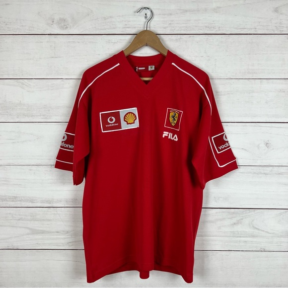 Ferrari | Shirts | Vintage Ferrari Fila Formula Tshirt Xl | Poshmark